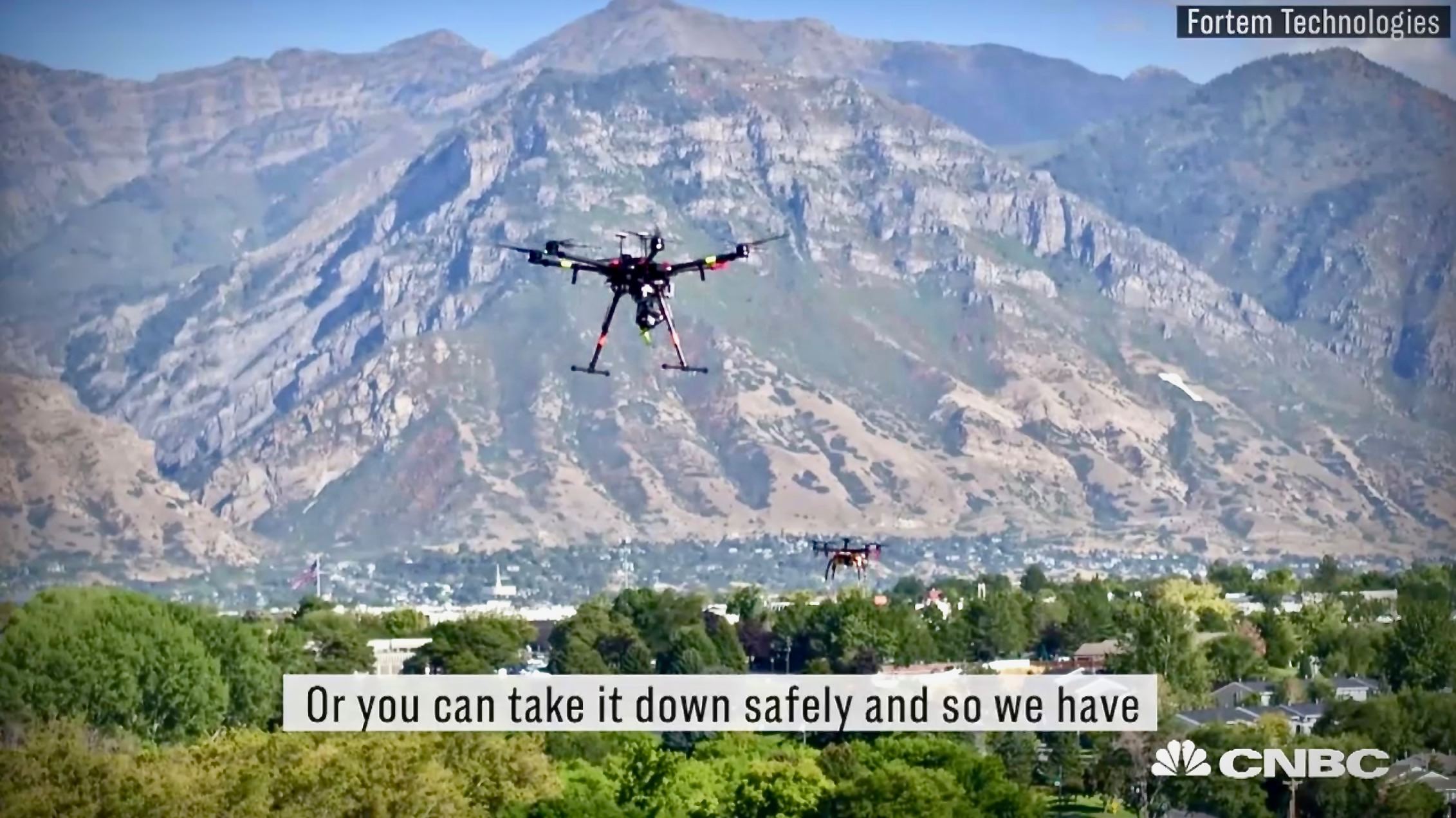 DroneHunter intercepts trespassing drones with radar and net