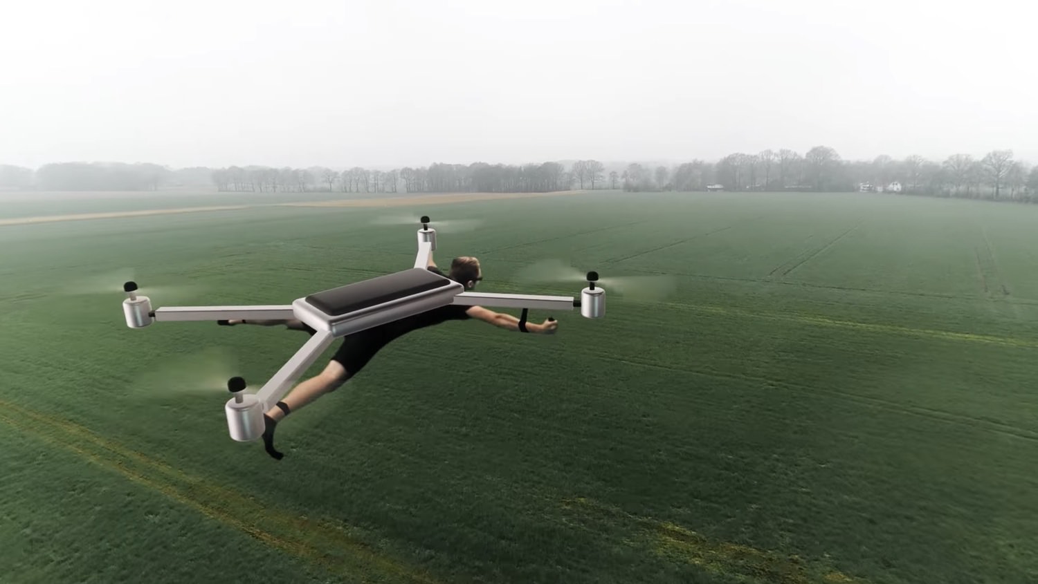 German engineering brings us the flying bathtub drone