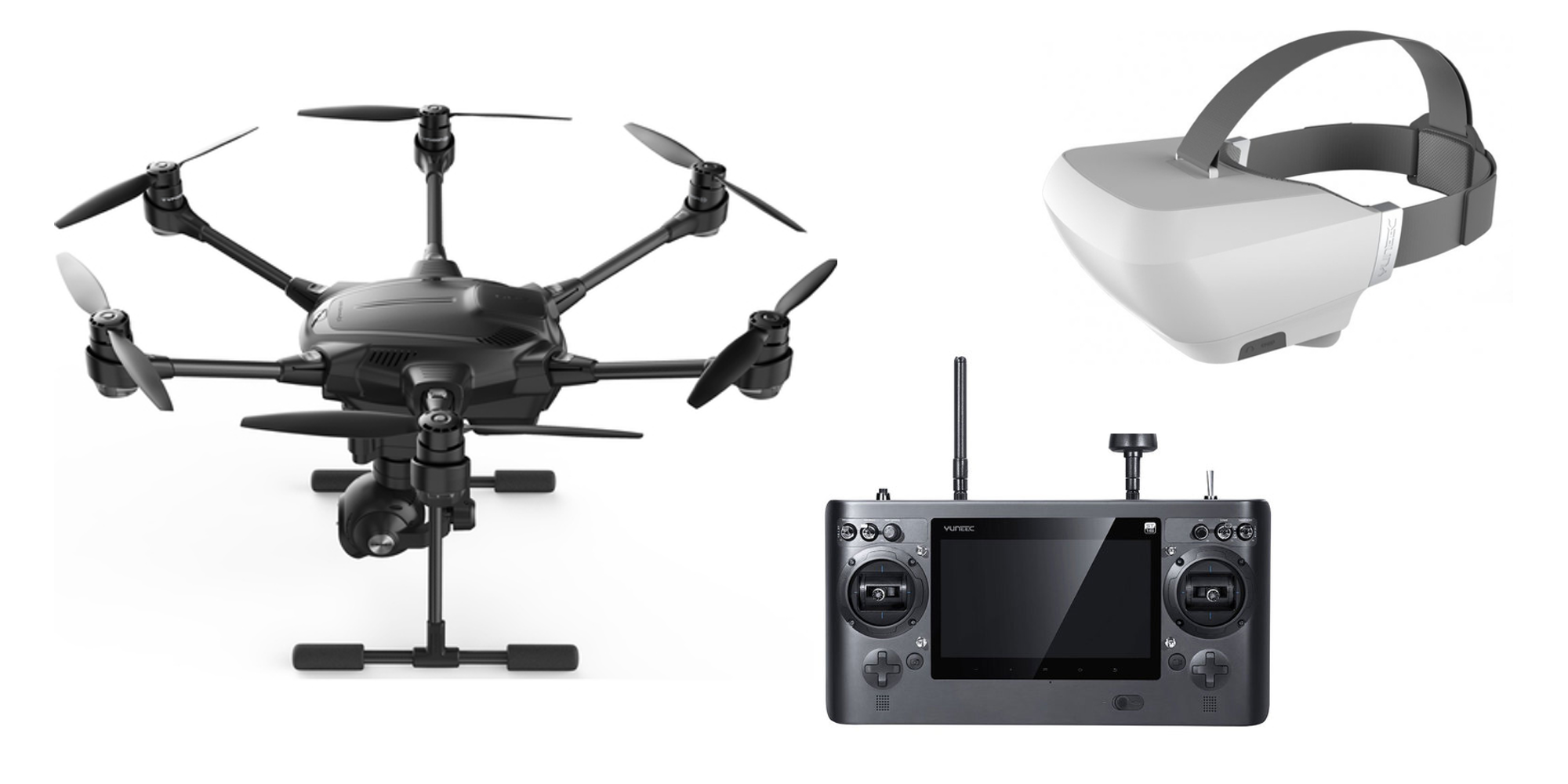 Yuneec Typhone Hexacopter Drone FPV Goggle Bundle drops to $699 ($150 off)