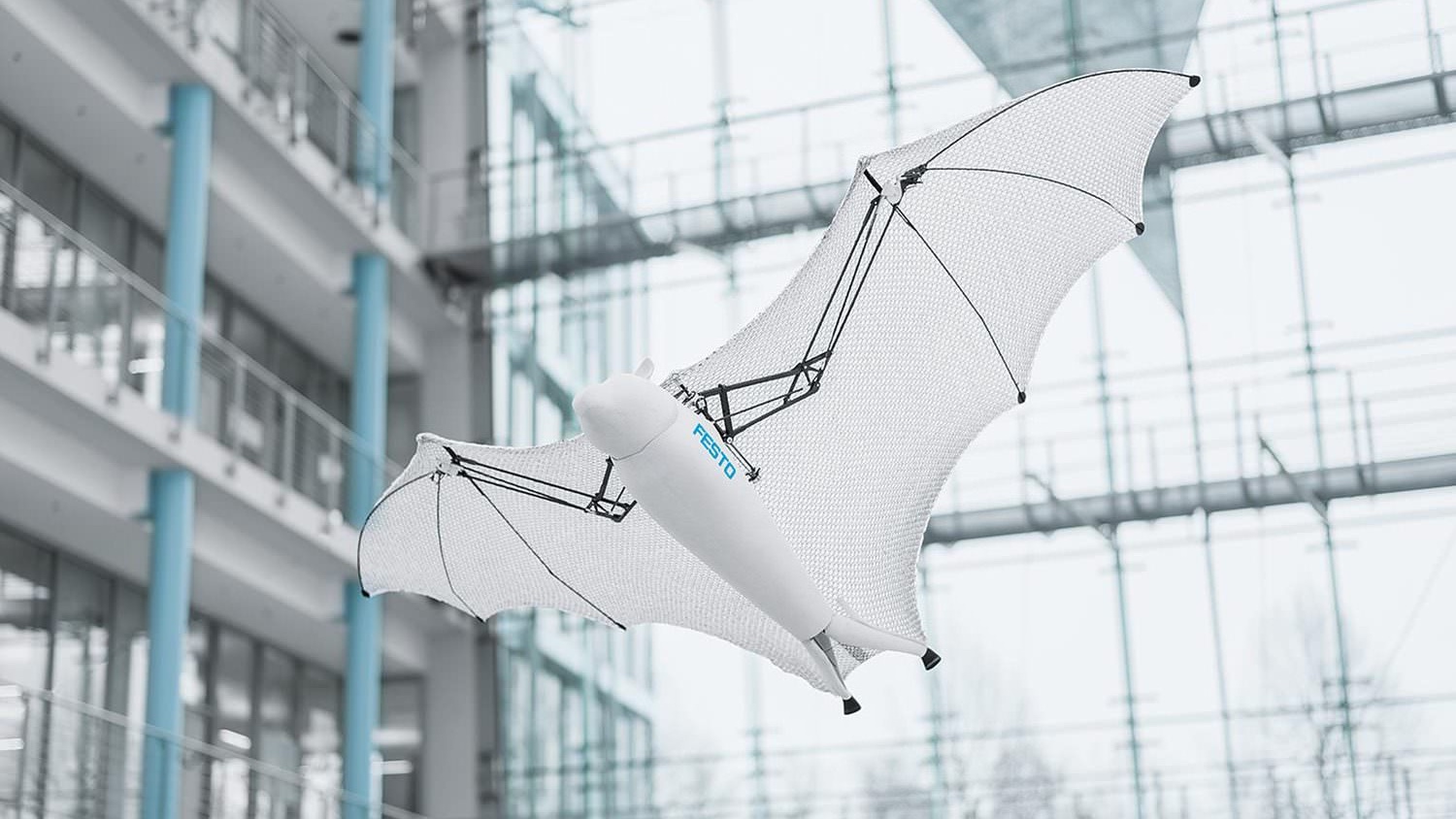 Meet Festo's semi-autonomous Bionic Flying Fox with a wingspan of more ...
