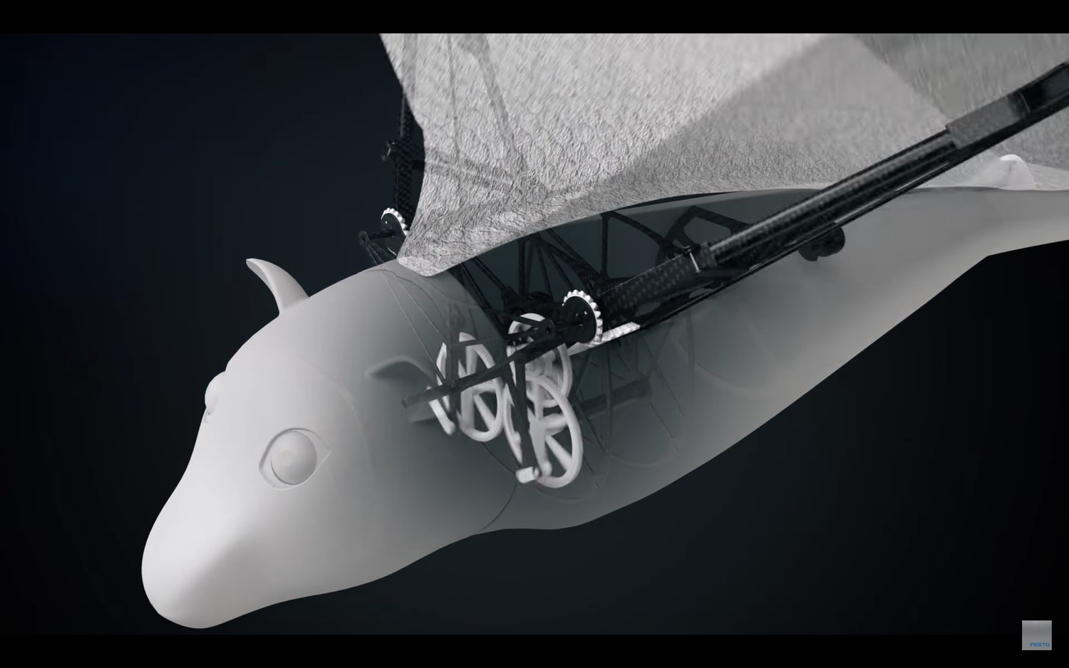 Meet Festo's semi-autonomous Bionic Flying Fox with a wingspan of more ...