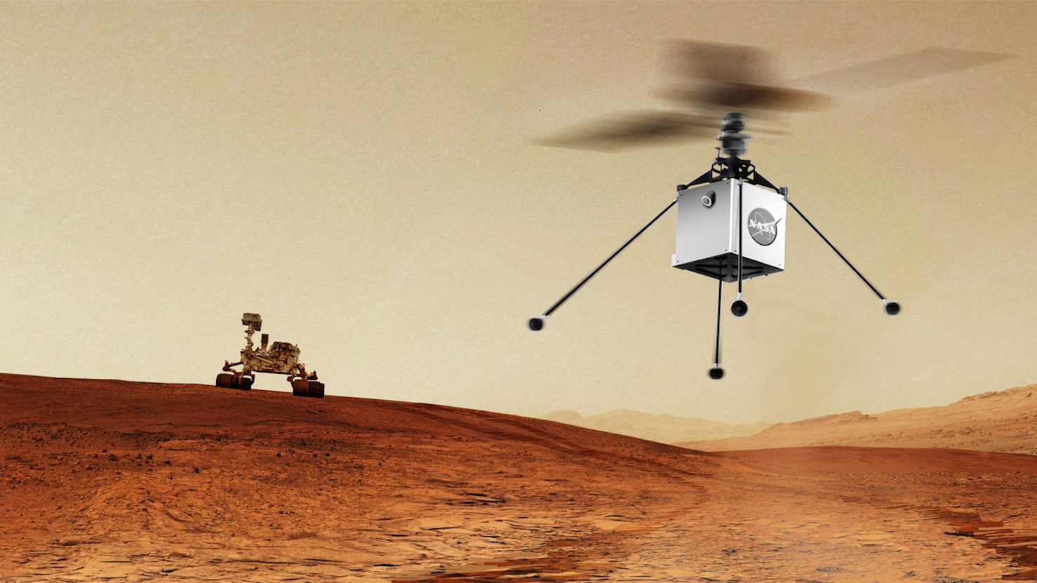 NASA is sending an autonomous helicopter drone to Mars as part of their ...
