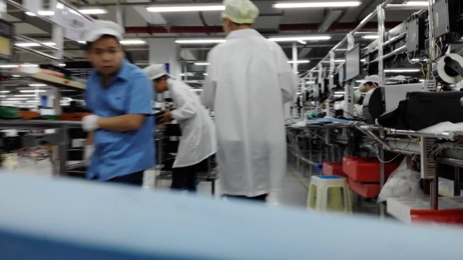 Take a look inside DJI's factory as a Mavic Air records the final steps ...