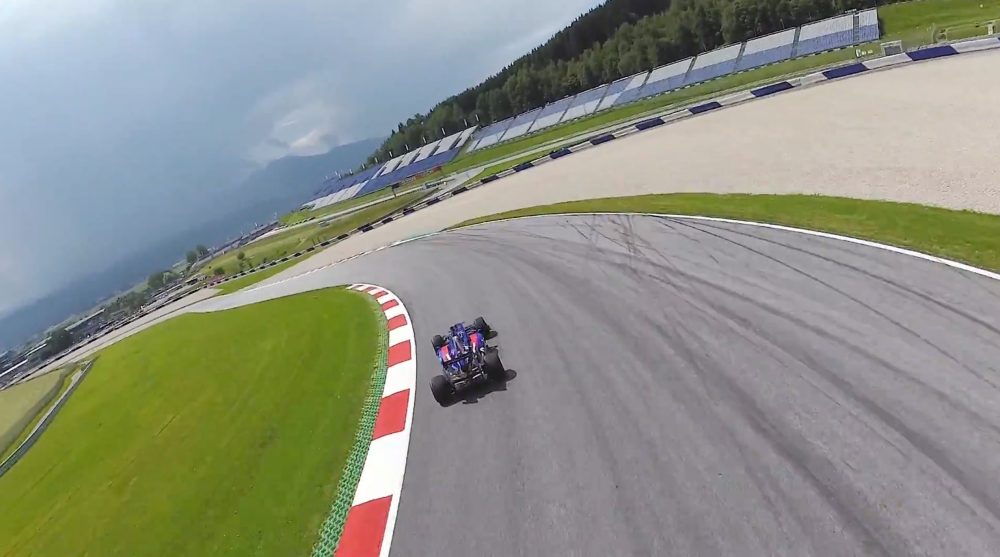 Watch this racing drone take on a Honda Red Bull Formula One racecar ...