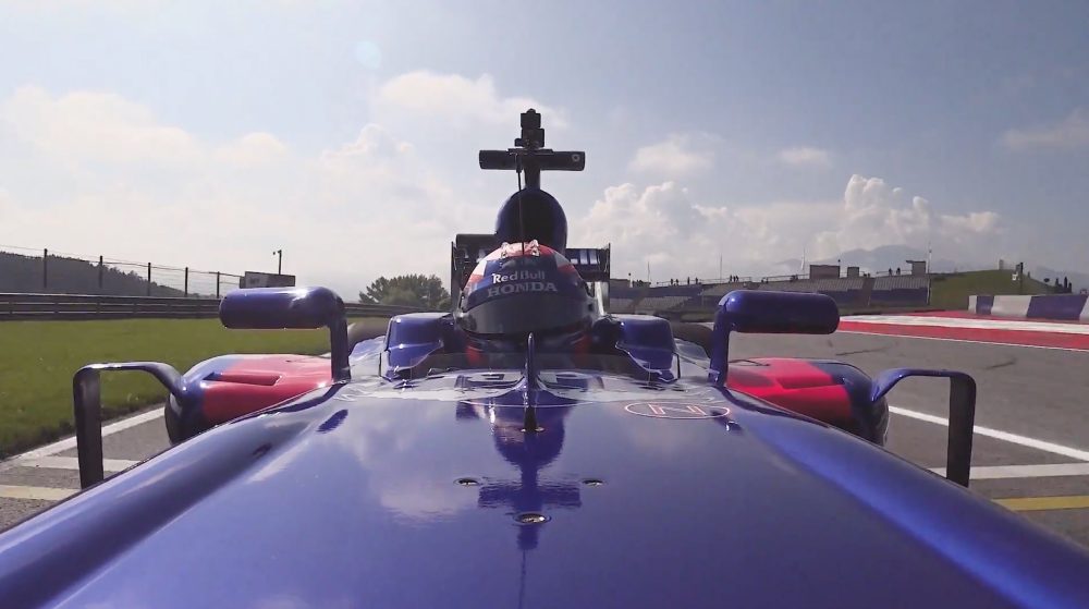 Watch this racing drone take on a Honda Red Bull Formula One racecar ...