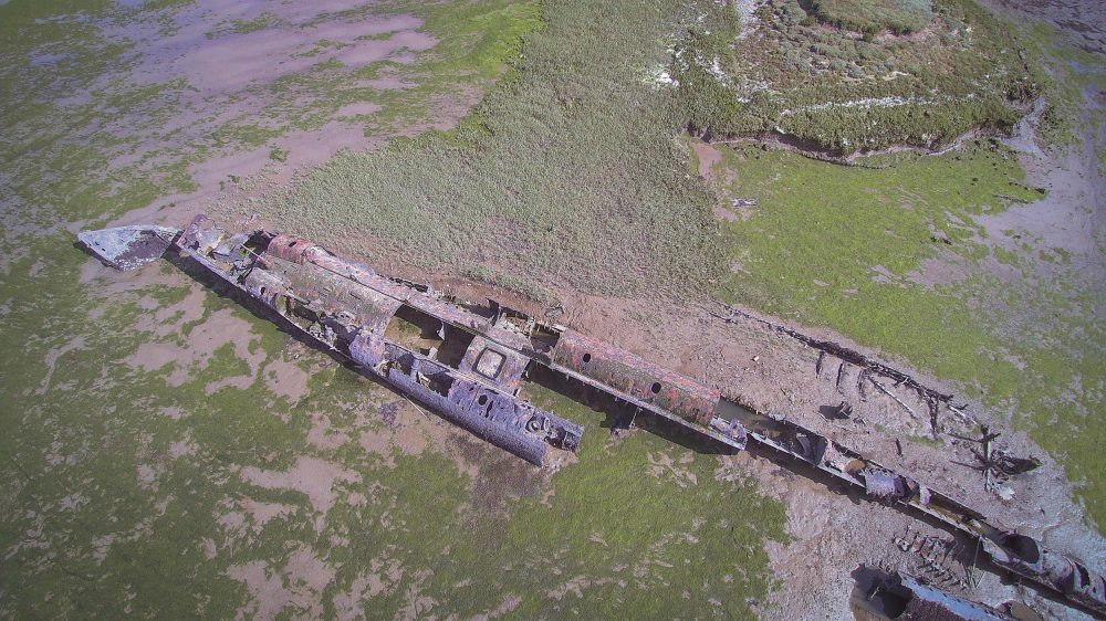 Check out these drone photos of a U-boat shipwreck in England - DroneDJ