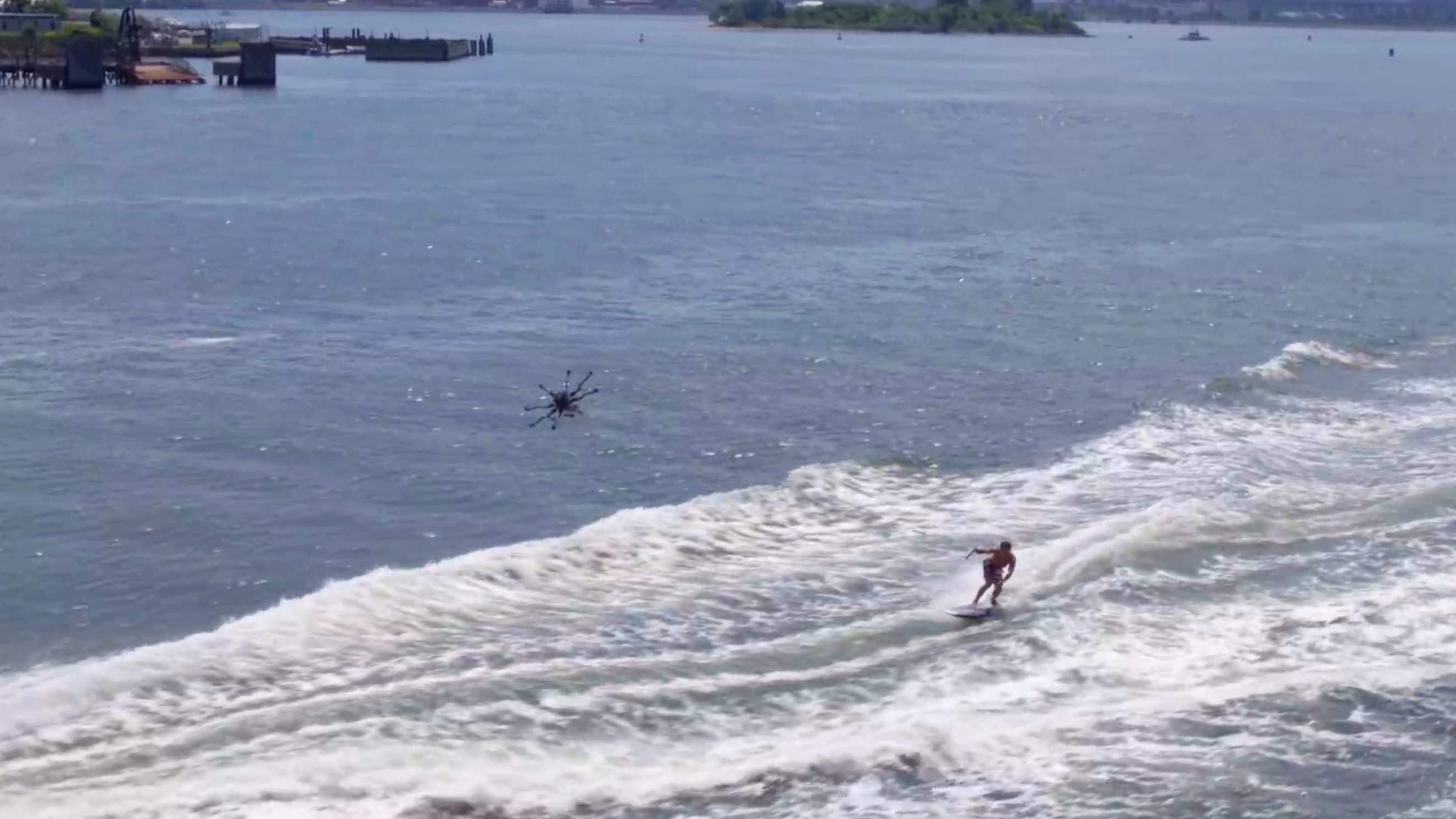 Casey Neistat celebrates the 4th of July by drone surfing on New York ...