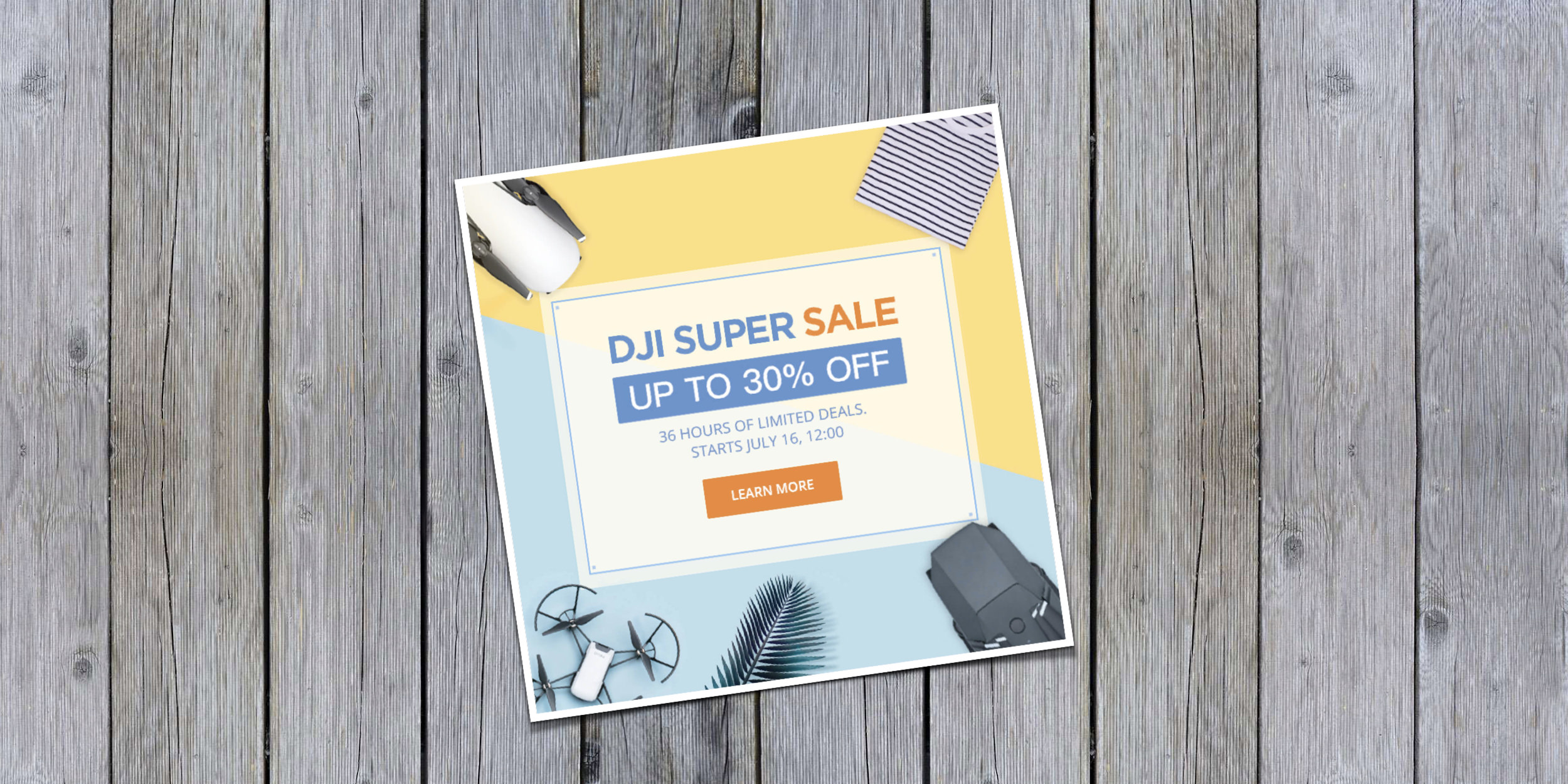 DJI announces the Super Sale with up to 30% off starting July 16, 2018 ...