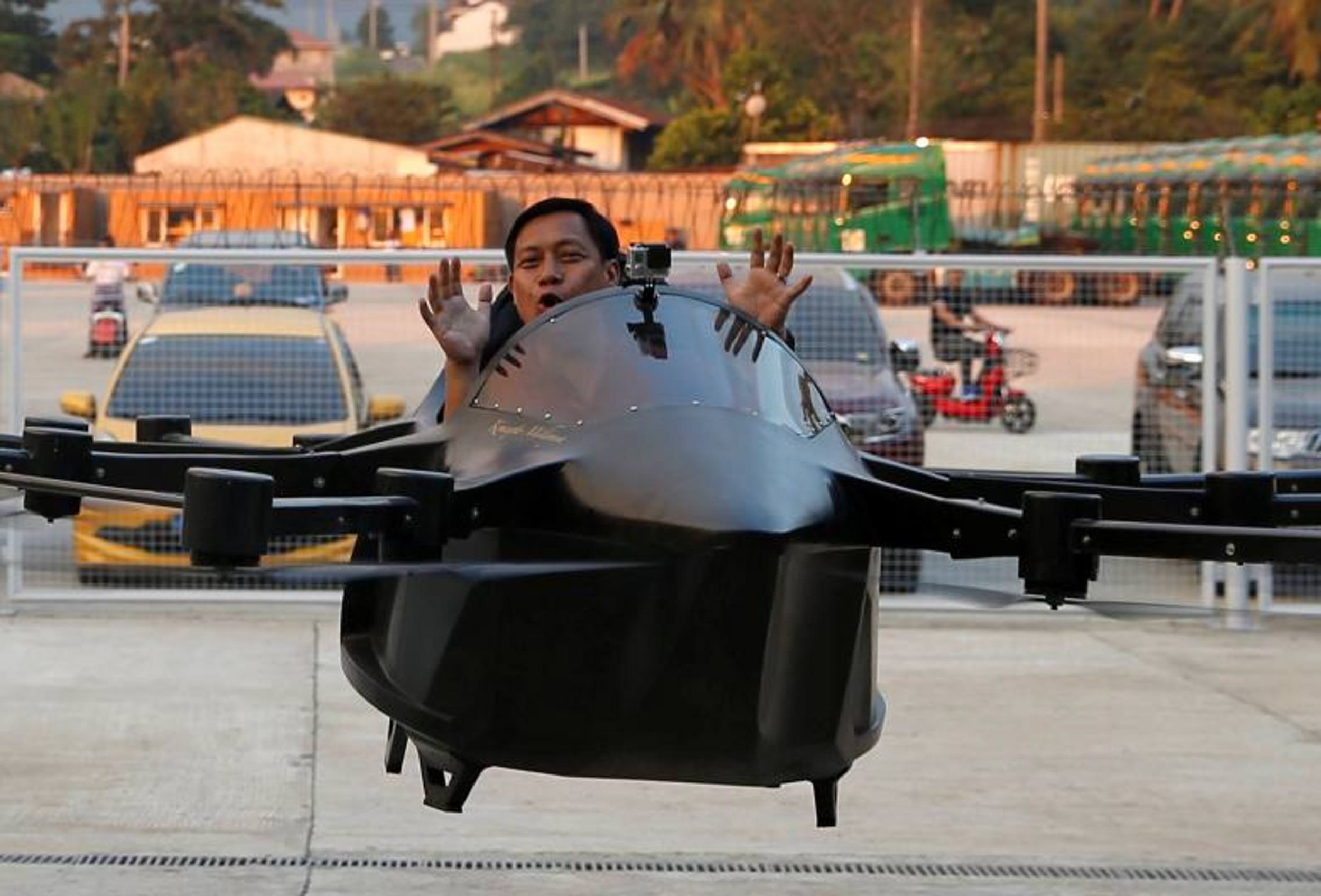 A passenger drone from Philippine inventor aims to cut travel time in half