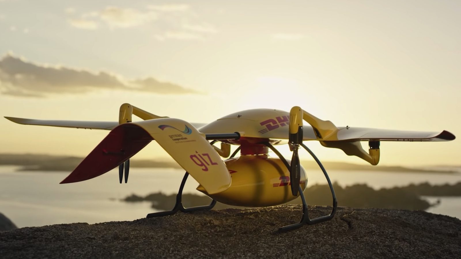 Deliver Future: DHL Parcelcopter flies to island in Lake Victoria - DroneDJ