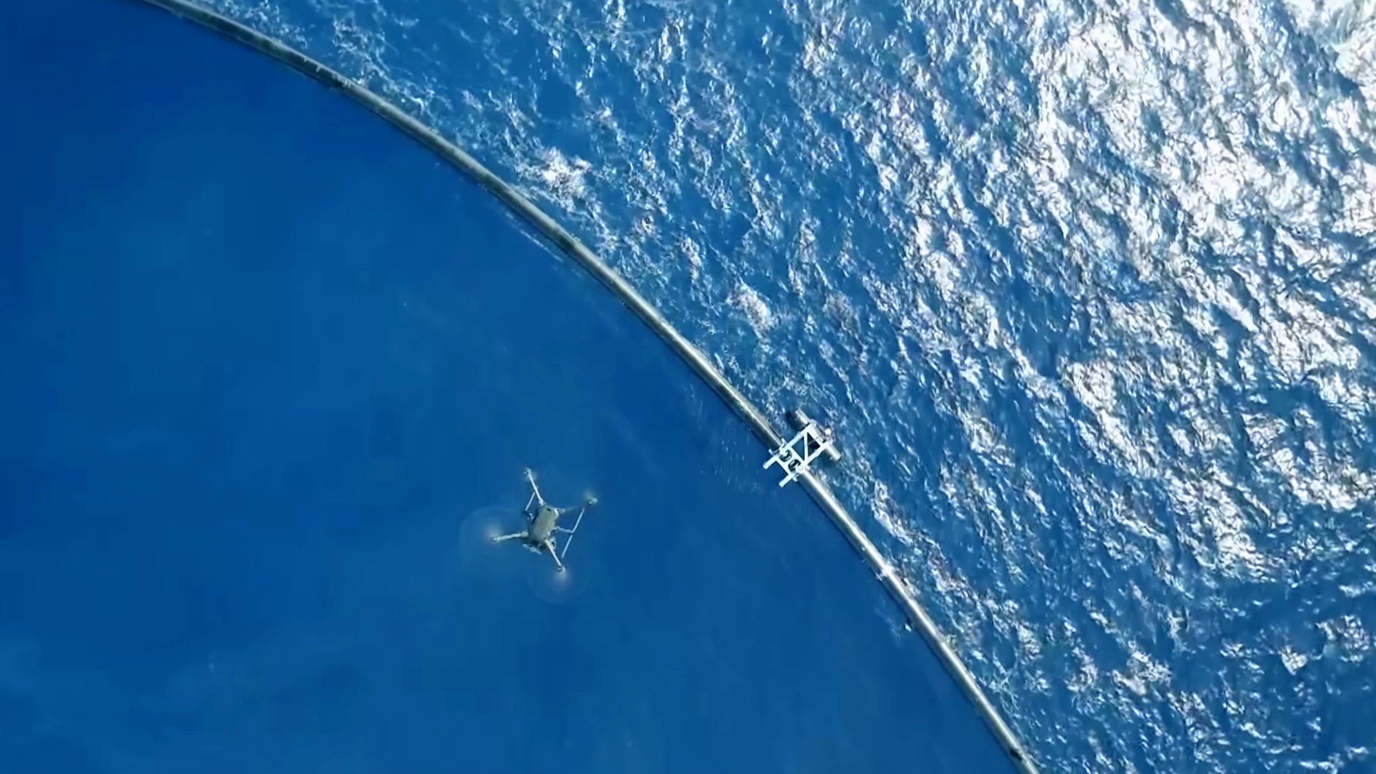 Daily drone inspections of System 001 of The Ocean CleanUp - DroneDJ