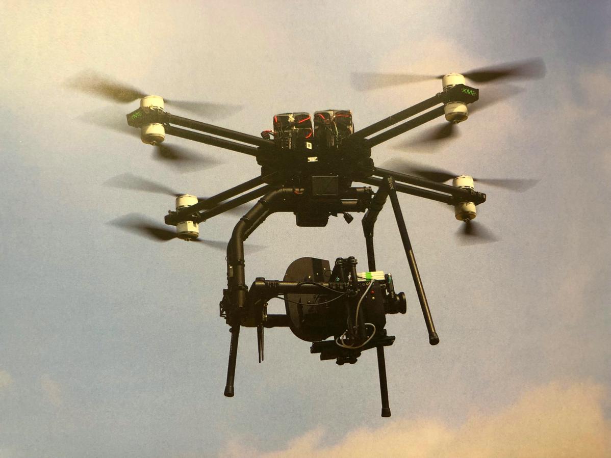 The XM2 drone used to film Star Wars Episode 9