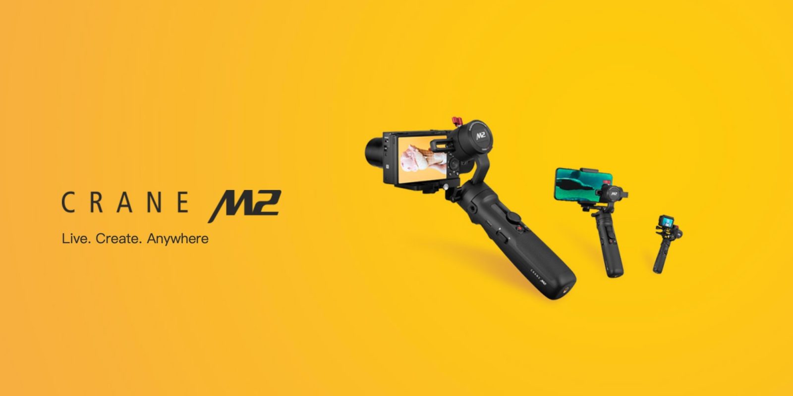 Zhiyun CRANE-M2, a new versatile and compact stabilizer