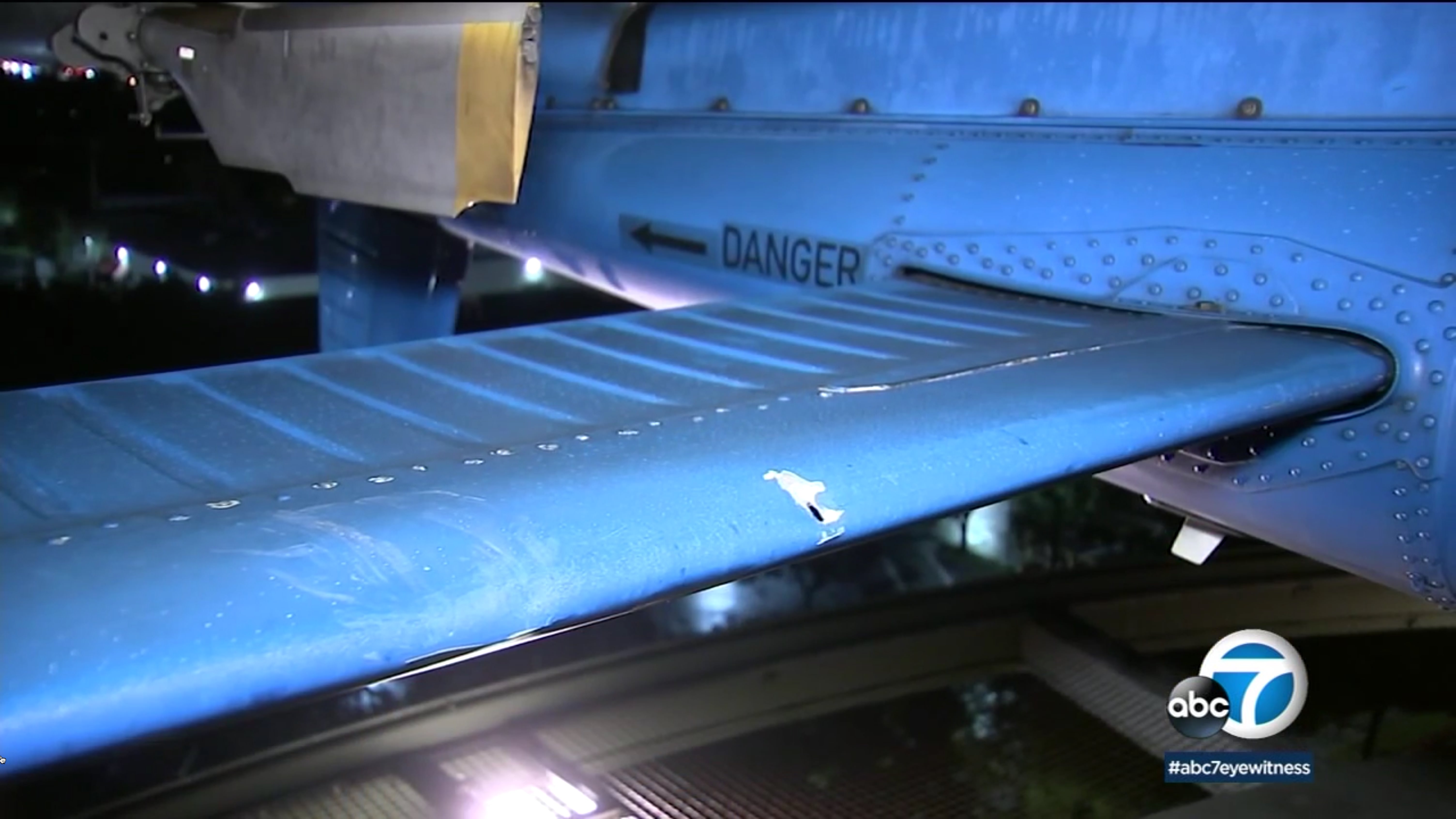 AIR7 HD helicopter struck by object, believed to be a drone