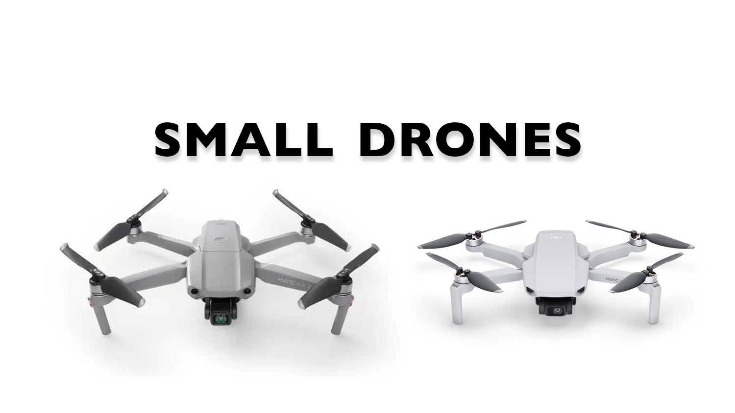 Are small drones good for professional photography?