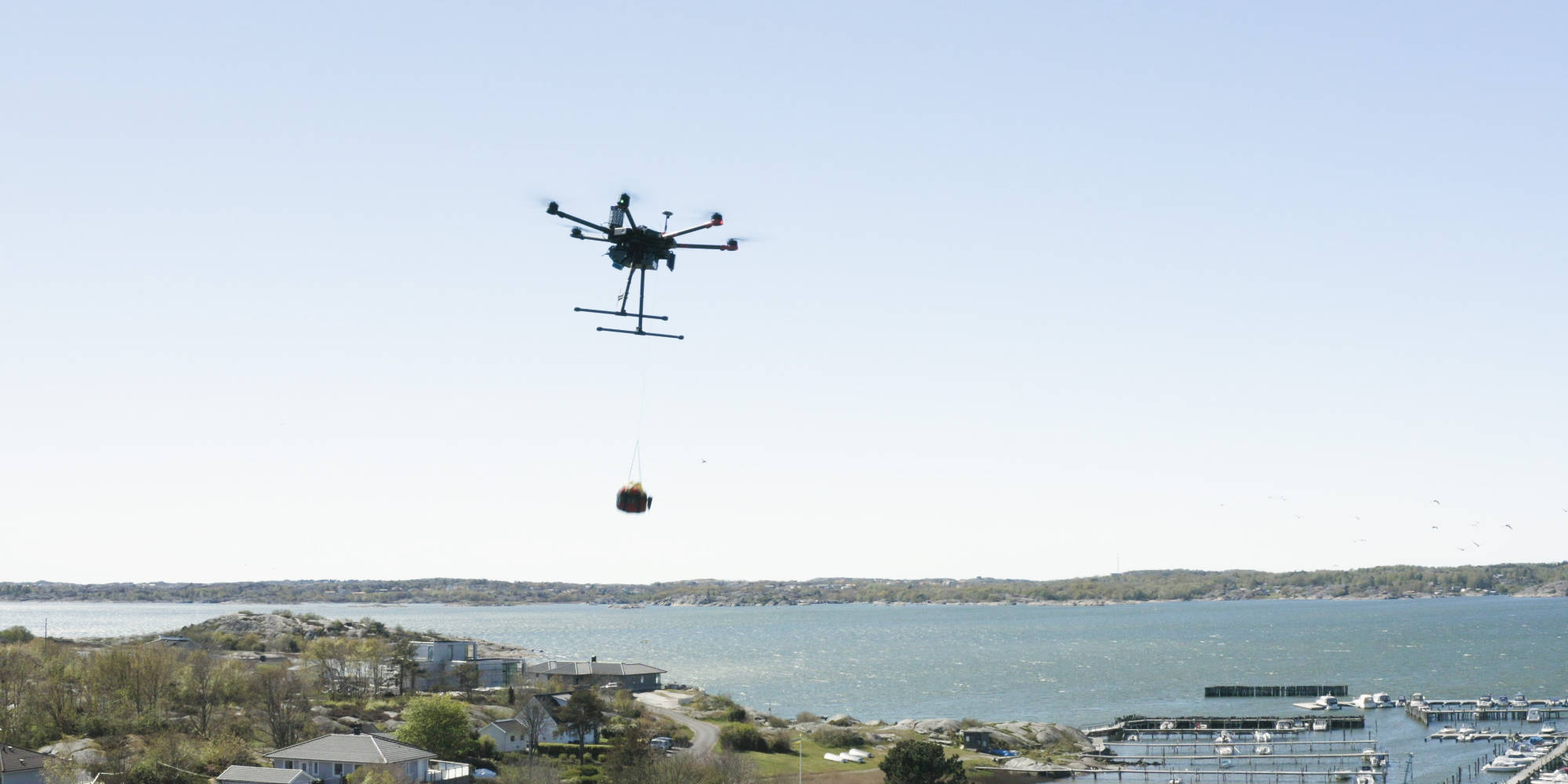 Everdrone delivers defibrillators by drone in Sweden