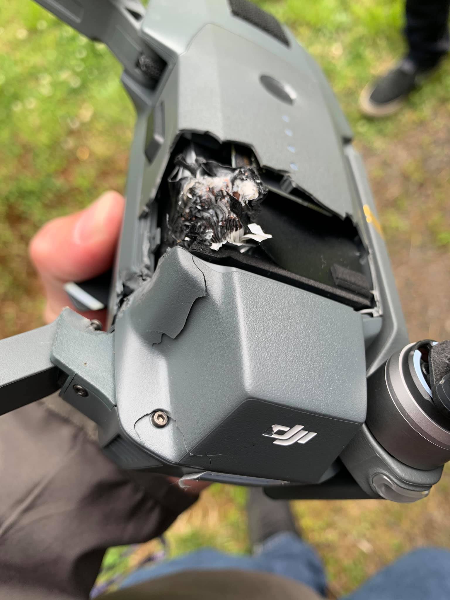 DJI Mavic Pro survives rifle shot and returns to owner