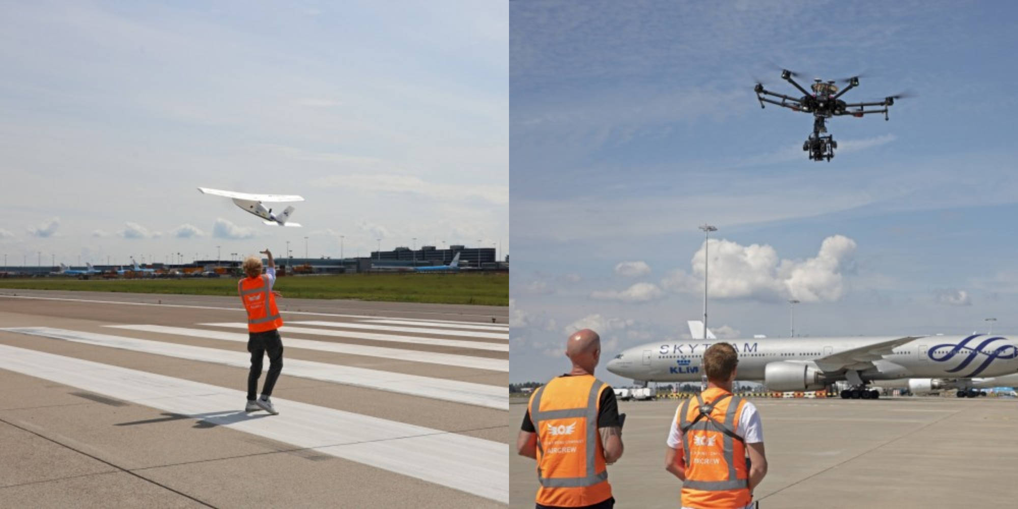 Amsterdam airport begins one-week trial of inspection drones
