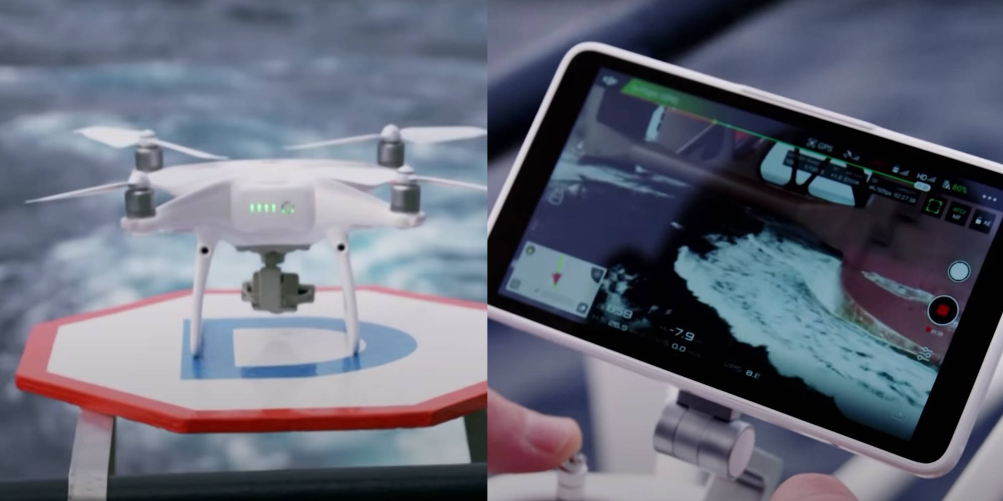 Drones keep huge rig safe during ocean journey - DroneDJ