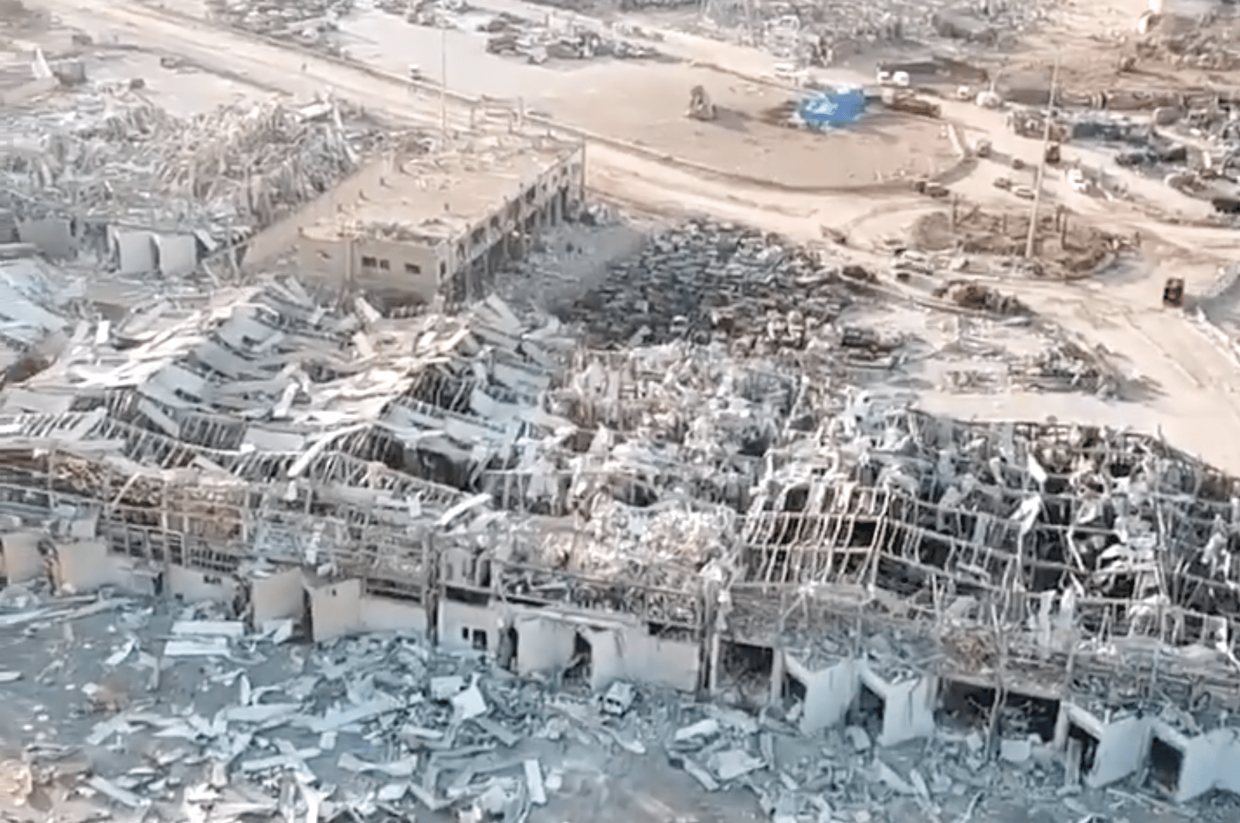 Beirut drone video shows explosion damage from above - DroneDJ