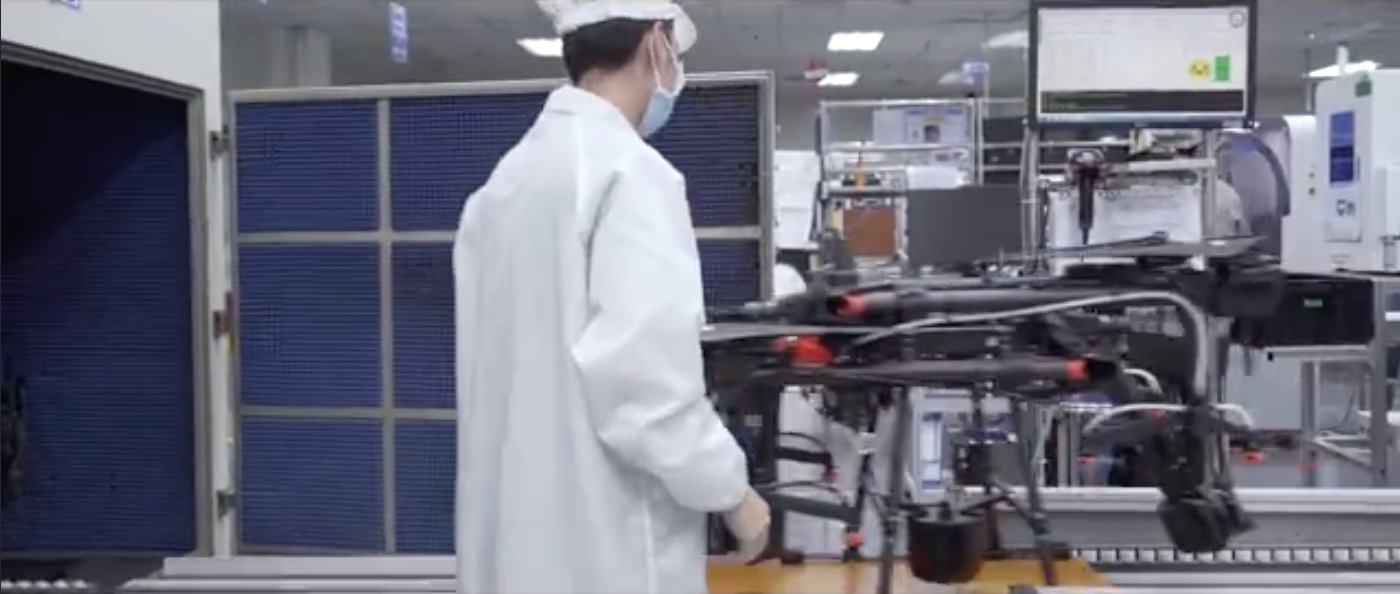 A rare peek inside a DJI factory