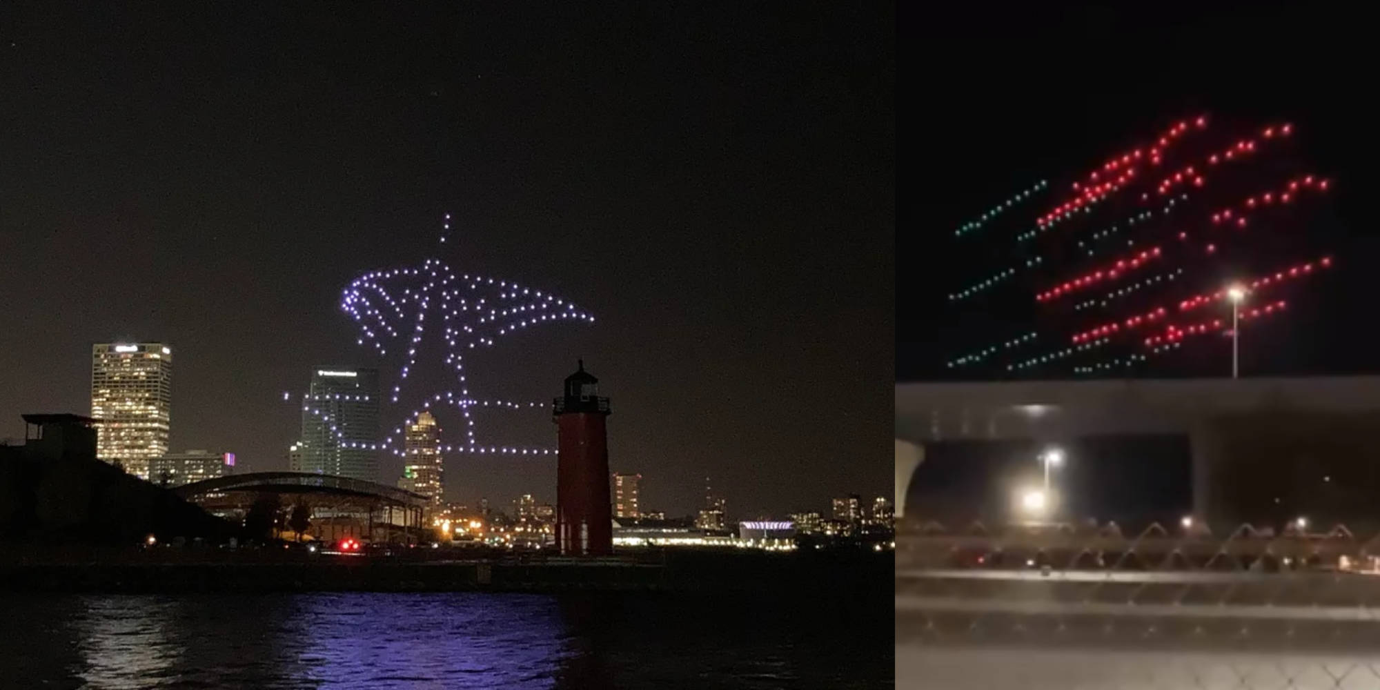 Mysterious lights in Milwaukee was a drone show test run - DroneDJ