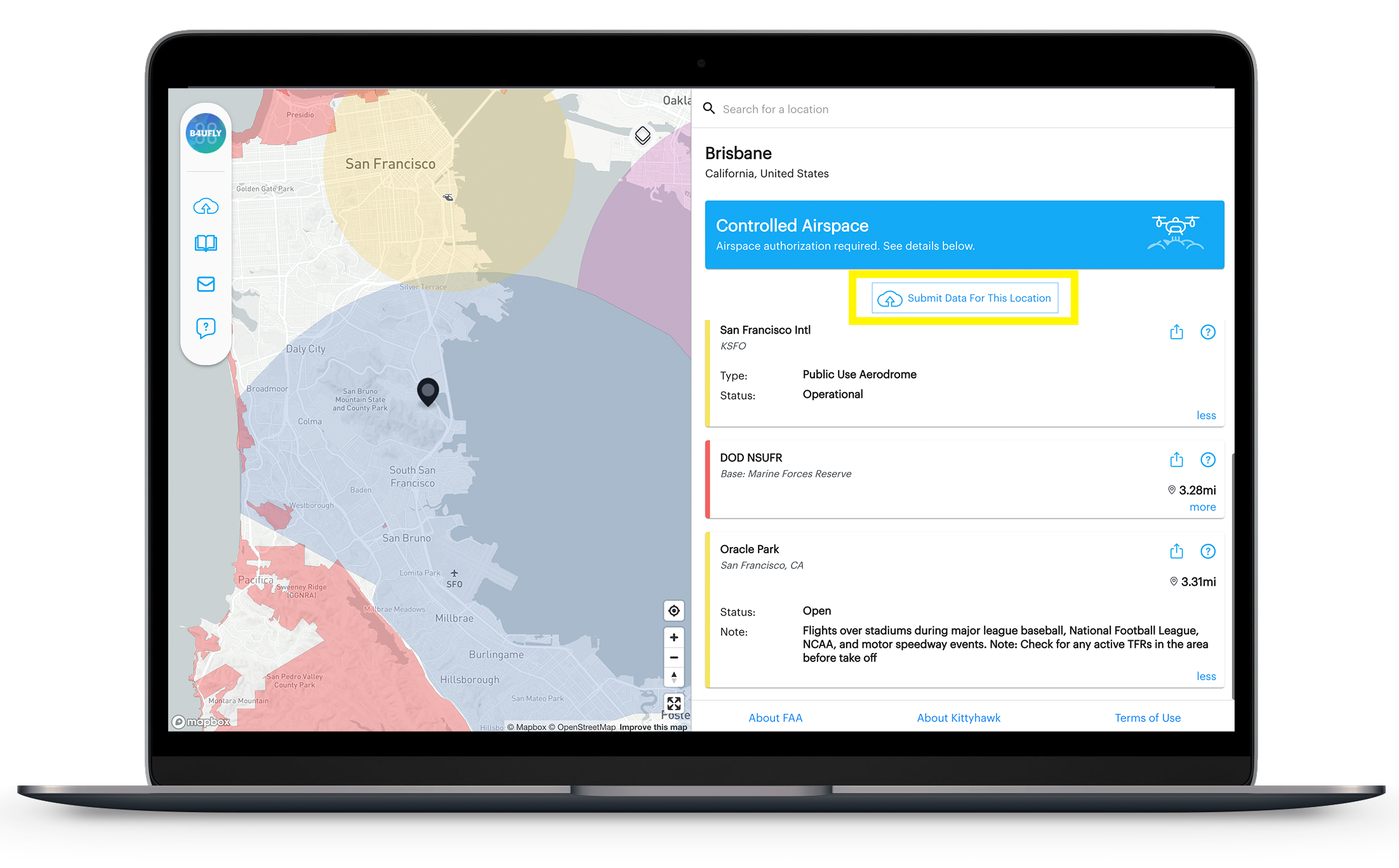 Airspace app B4UFLY now available via browser - DroneDJ