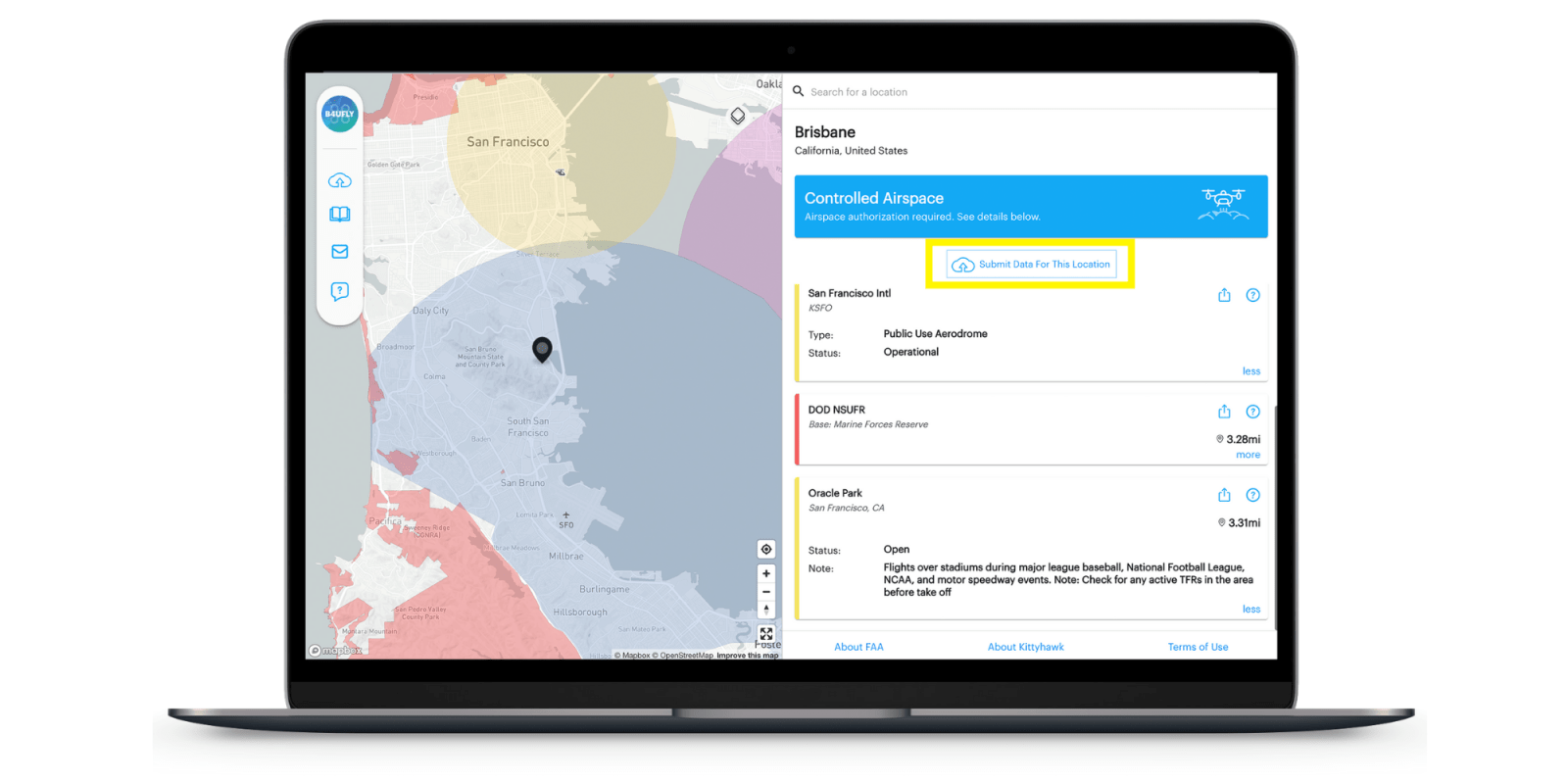 Airspace app B4UFLY now available via browser - DroneDJ
