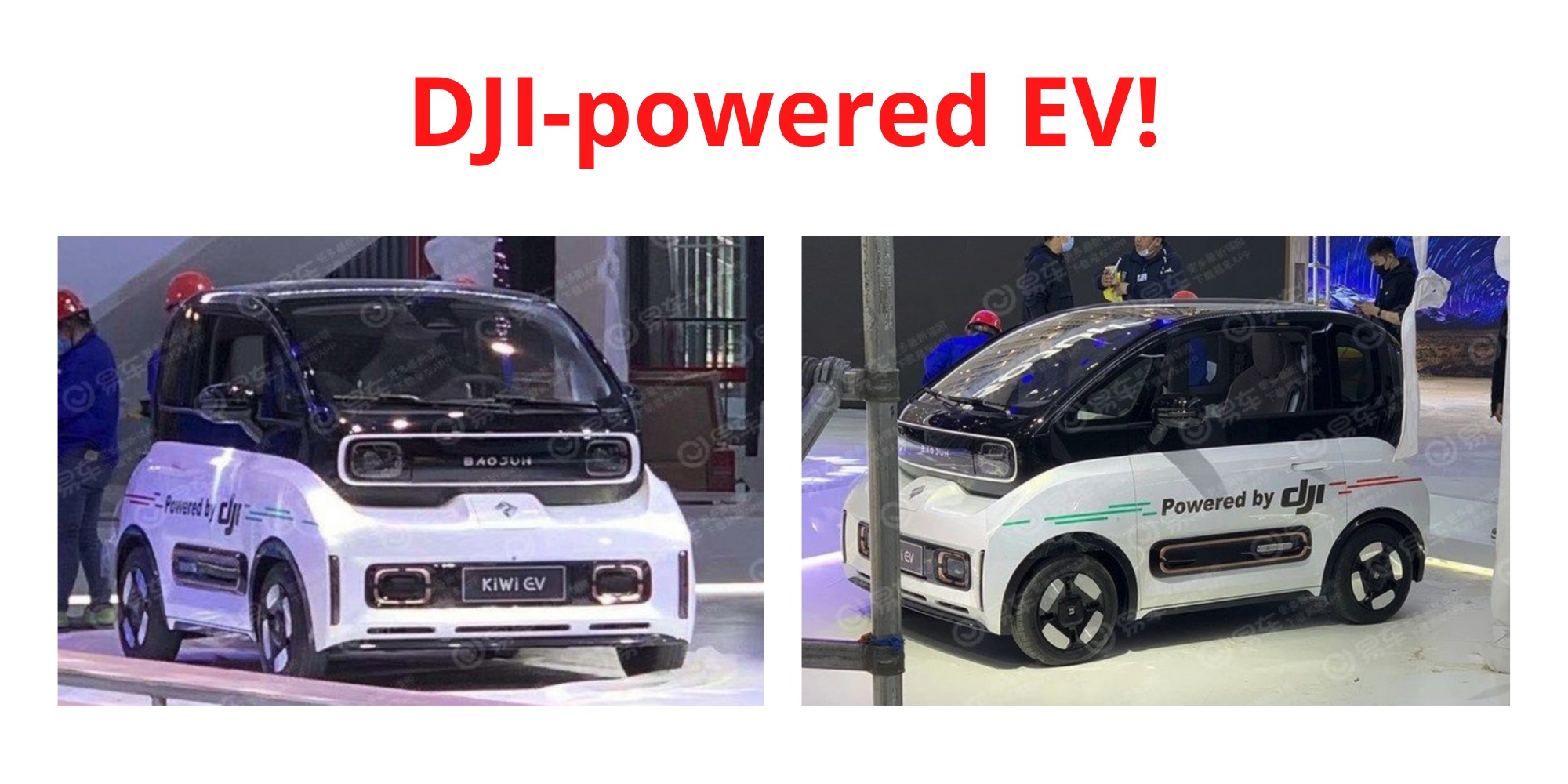 DJI Autonomous EV spotted at Shanghai auto show - DroneDJ