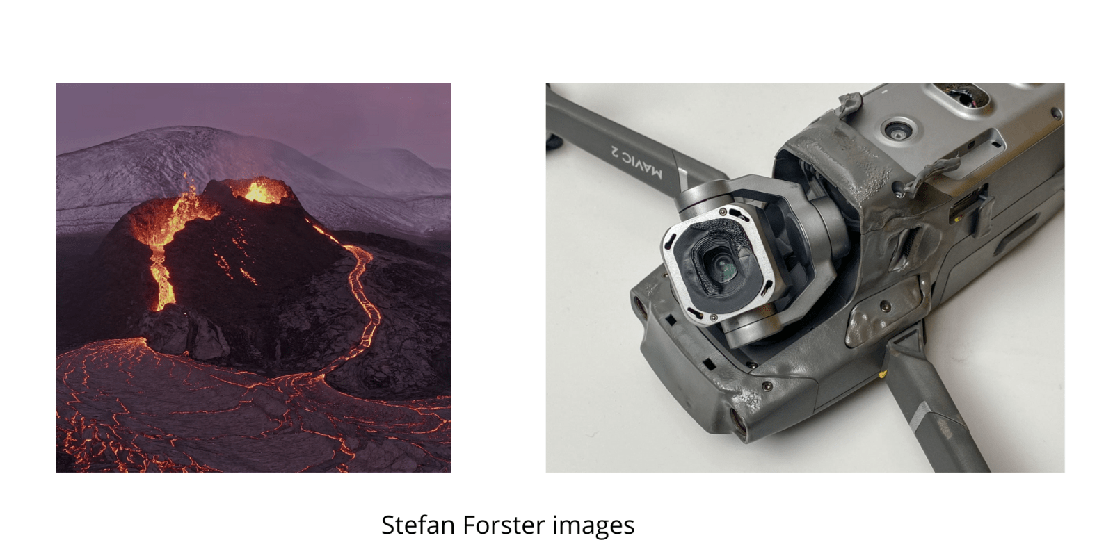 DJI Mavic 2 Pro melted by volcano and still flies - DroneDJ