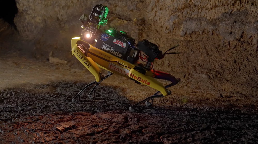 Boston Dynamics rover Spot explores "Martian" caves - DroneDJ