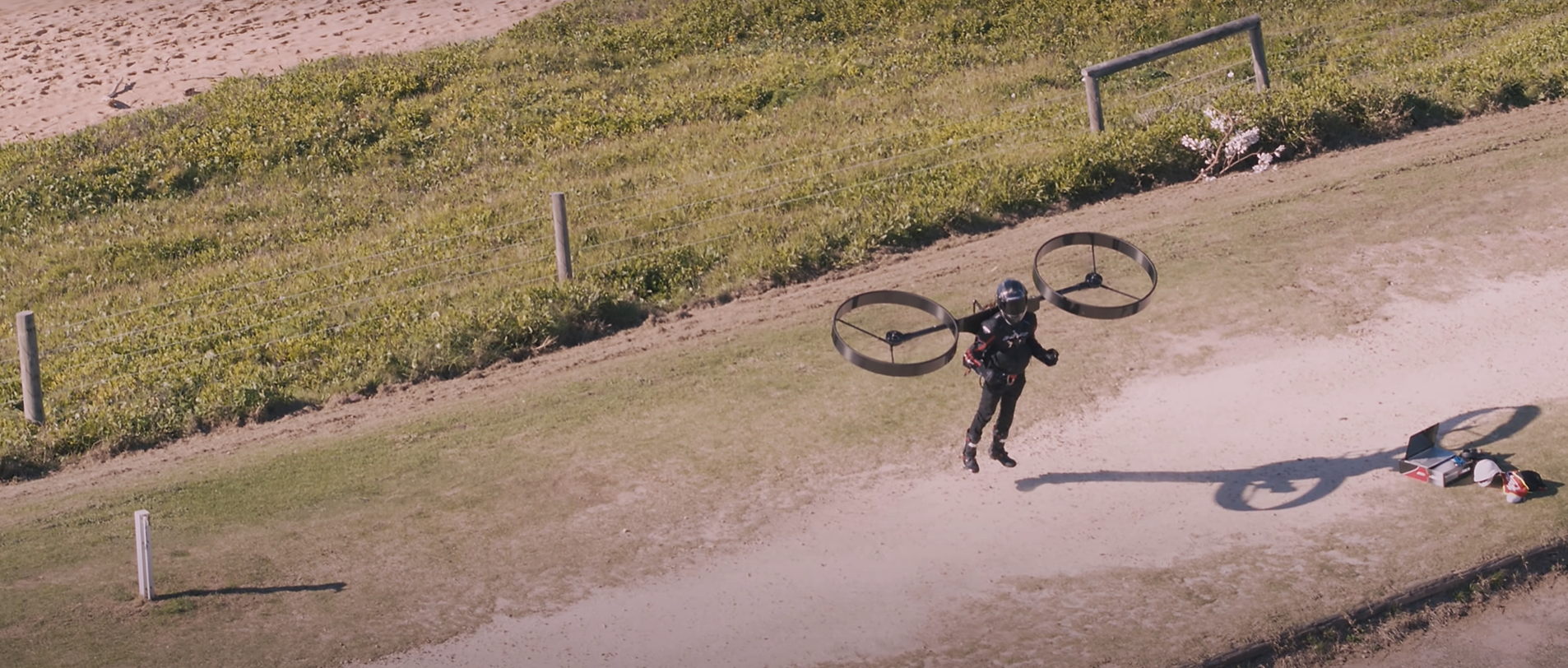 Manned drone, backpack helicopter, electric jetpack? What is CopterPack?