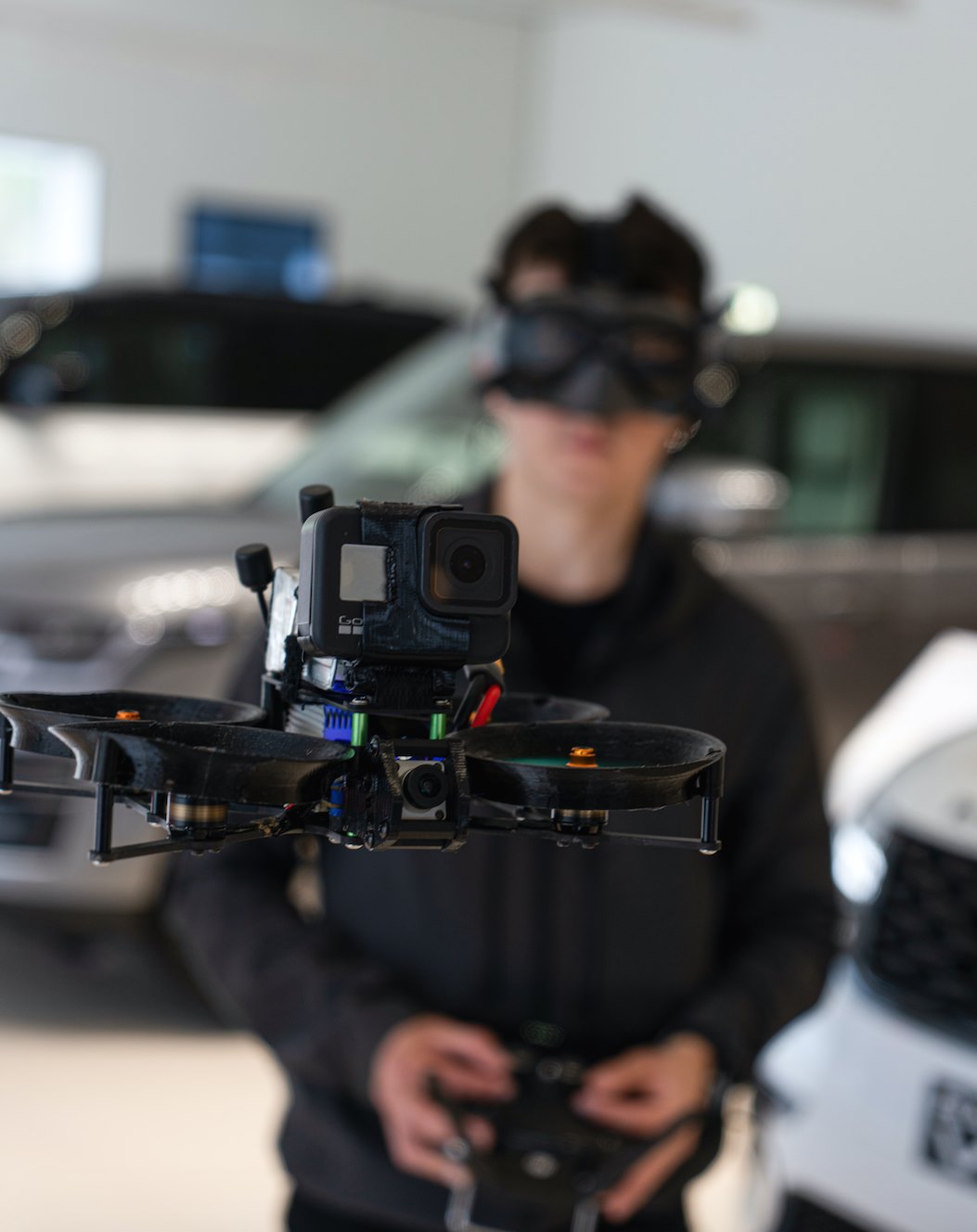 This Jaguar Land Rover showroom FPV drone tour is next-level