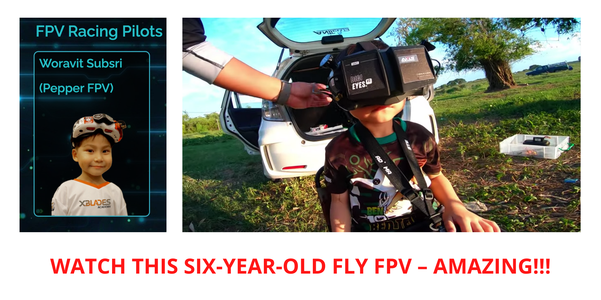 Child FPV pilot in Thailand pulls awesome freestyle FPV flights - DroneDJ