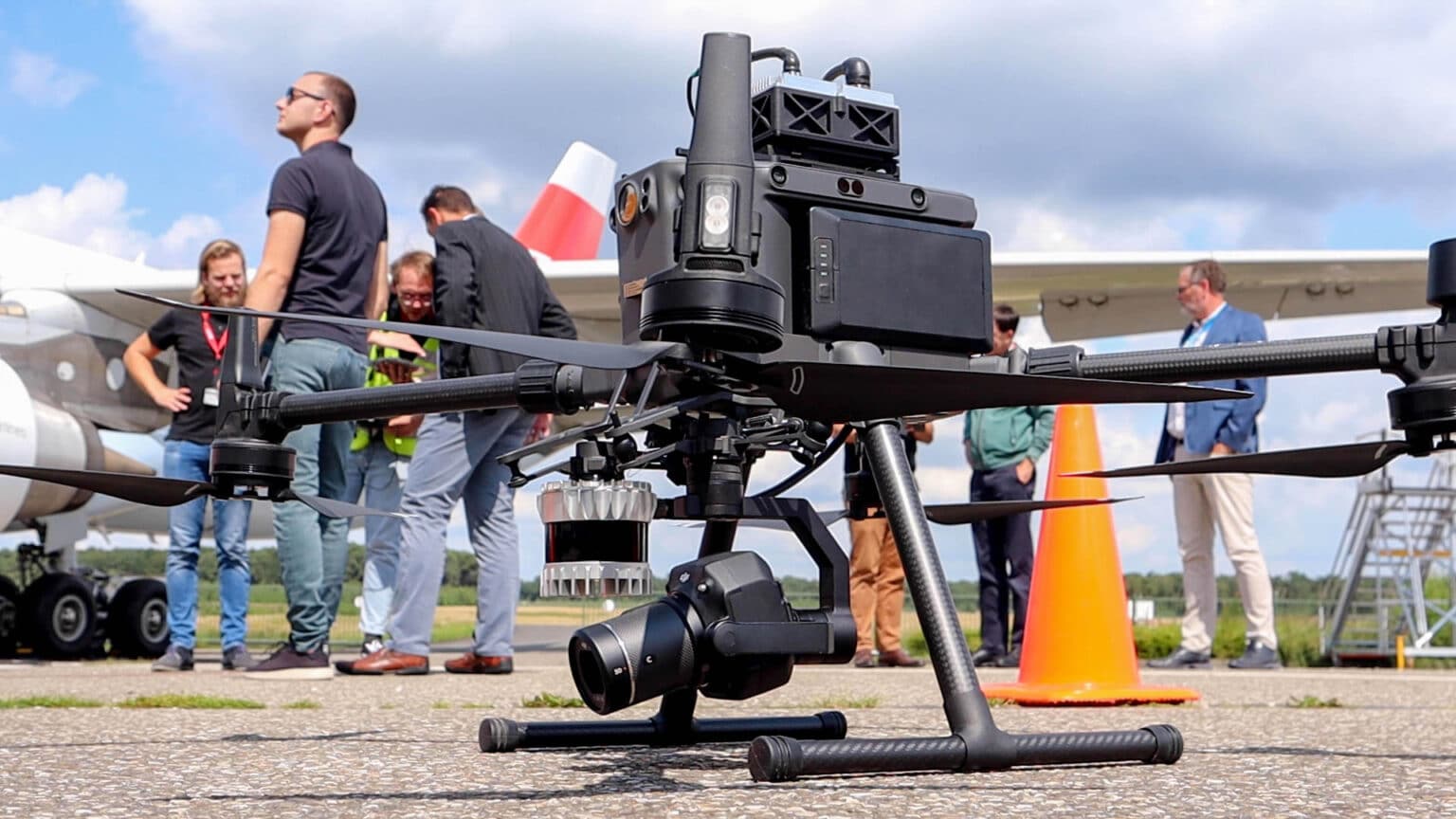 DJI drone use for outdoor Airbus A330 inspection creates European history