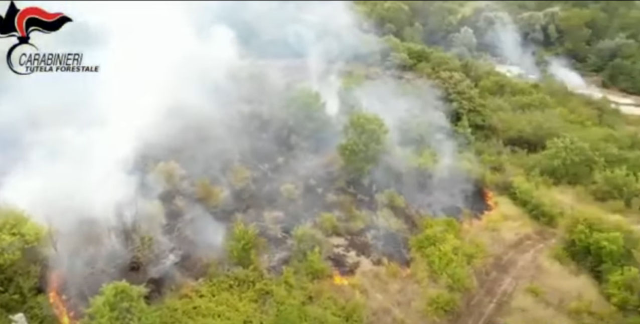 Watch as a drone catches a firebug - DroneDJ