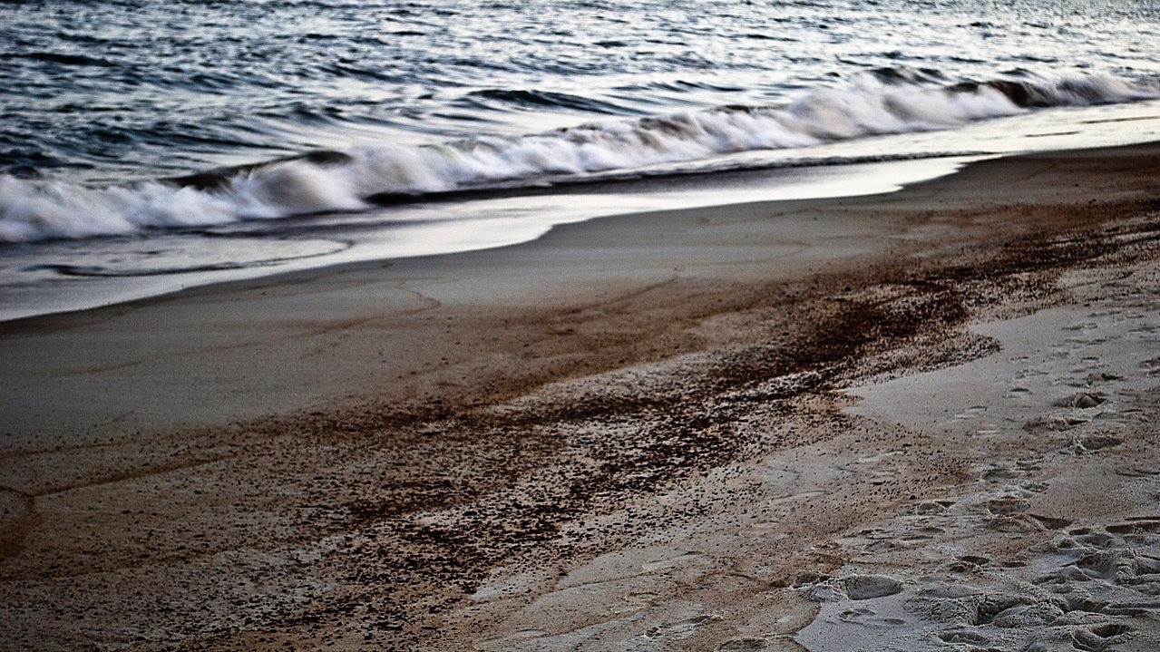 Drone shows extent of massive oil spill damage on California beaches