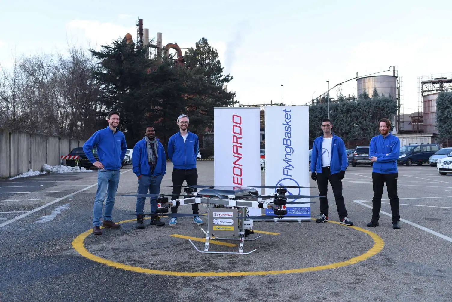 Italy's FlyingBasket test heavy-lift cargo drone flights over Turin