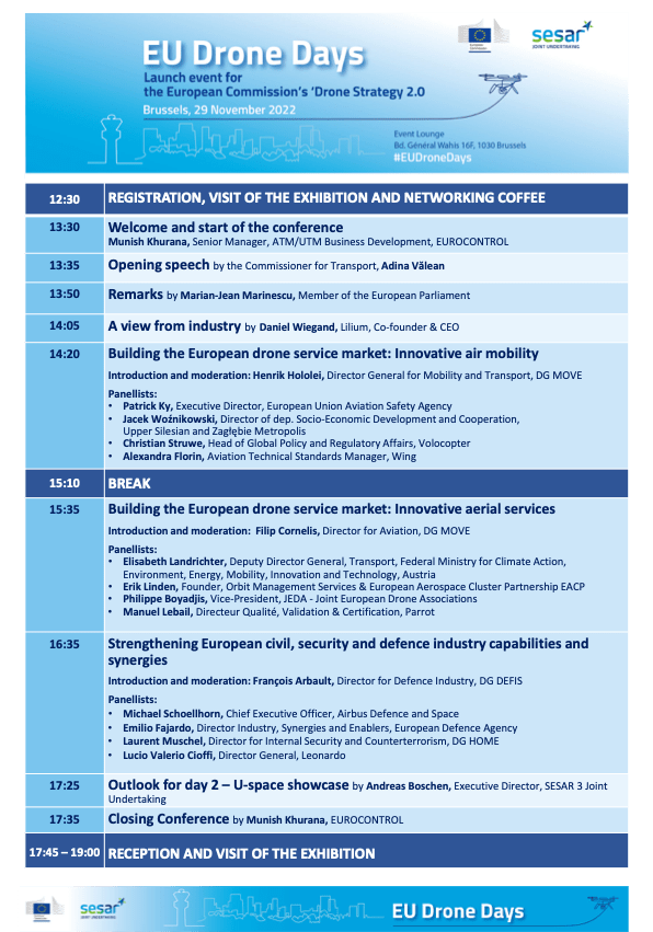 Brussels hosts EU Drone Days to detail approaching UAV activities