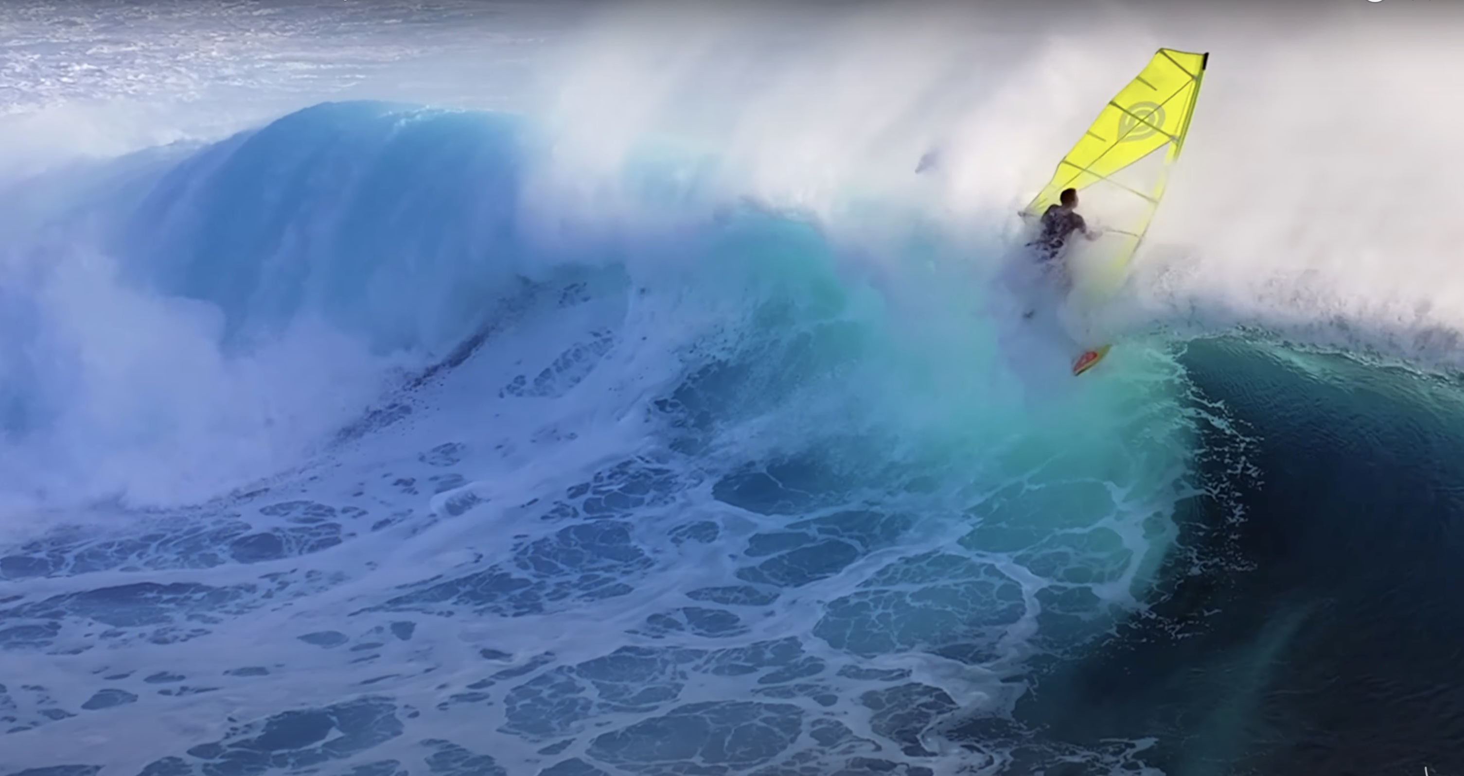 Drone video captures brutal Fiji windsurfing wipeout