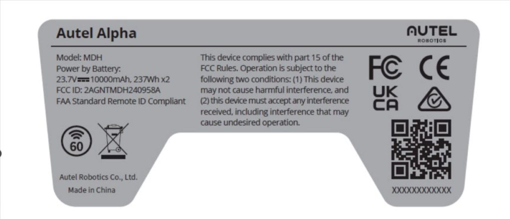 New Autel Alpha drone gets FCC approval for US launch