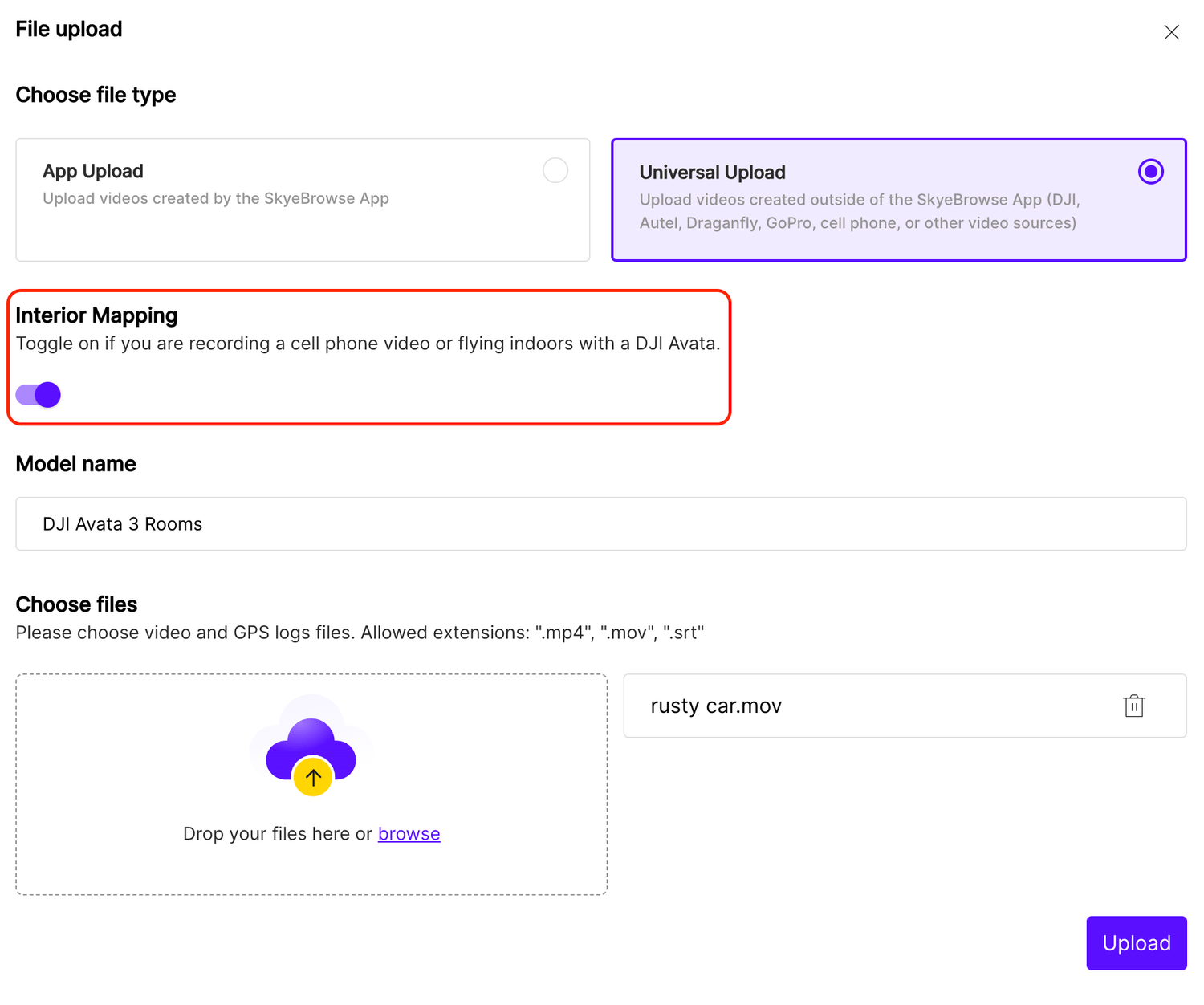 How to use DJI Avata drone for indoor mapping with SkyeBrowse